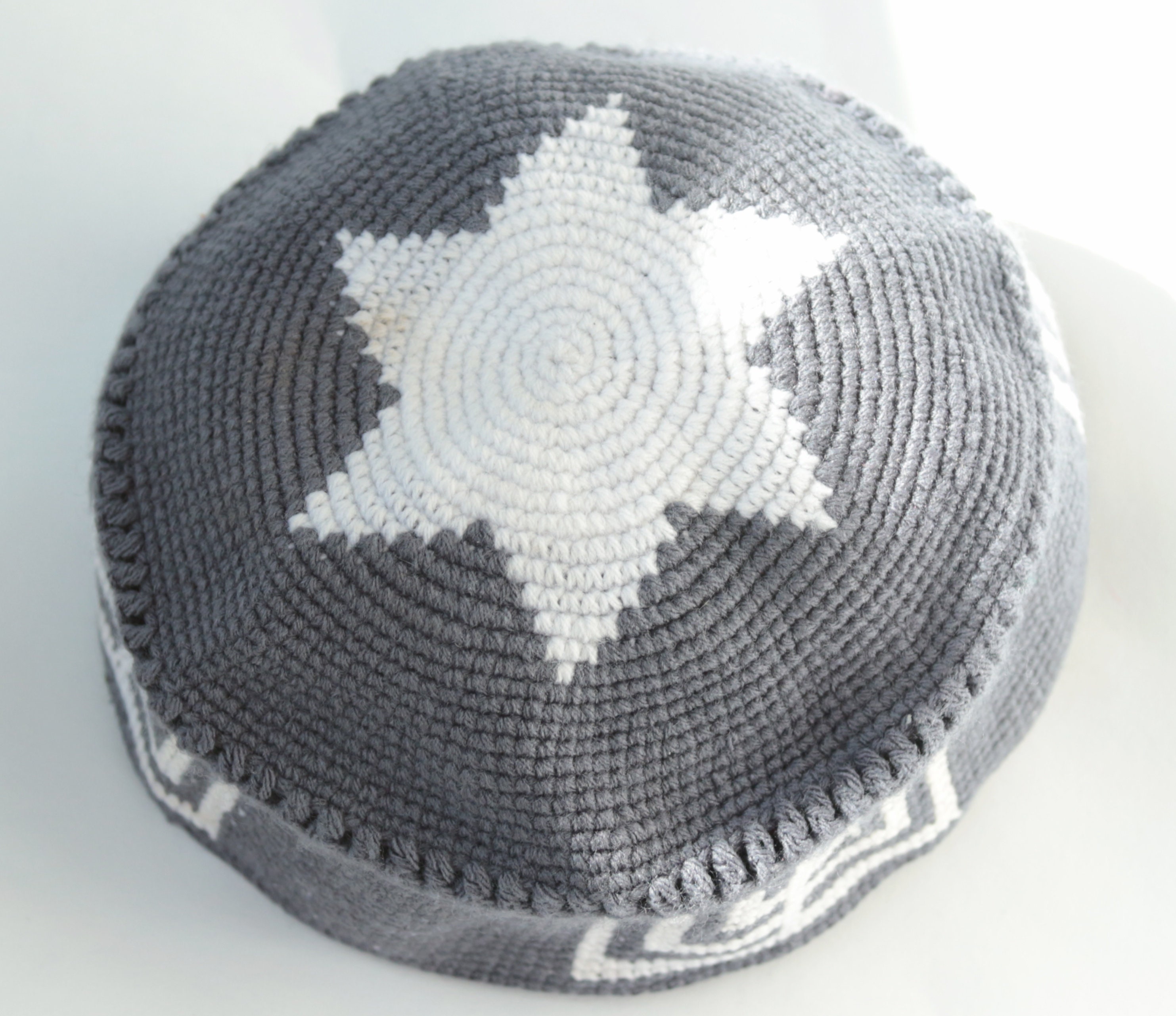 Gray Ugandan Hand-knit Kippa - Youth and Adult Sizes - Etsy