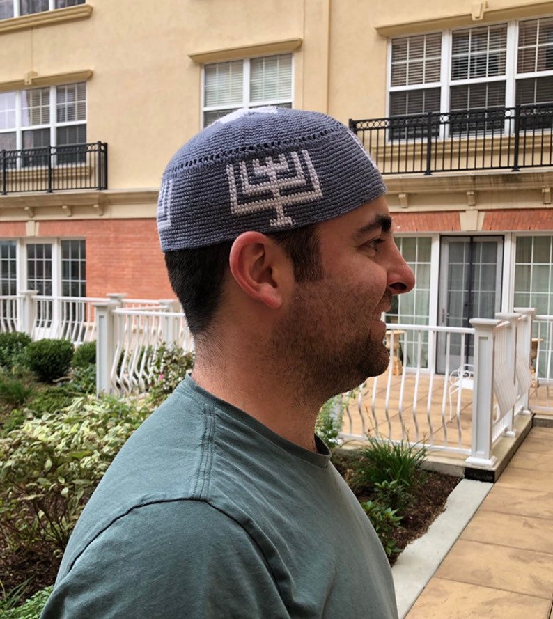 Gray Ugandan Hand-knit Kippa - Youth and Adult Sizes - Etsy