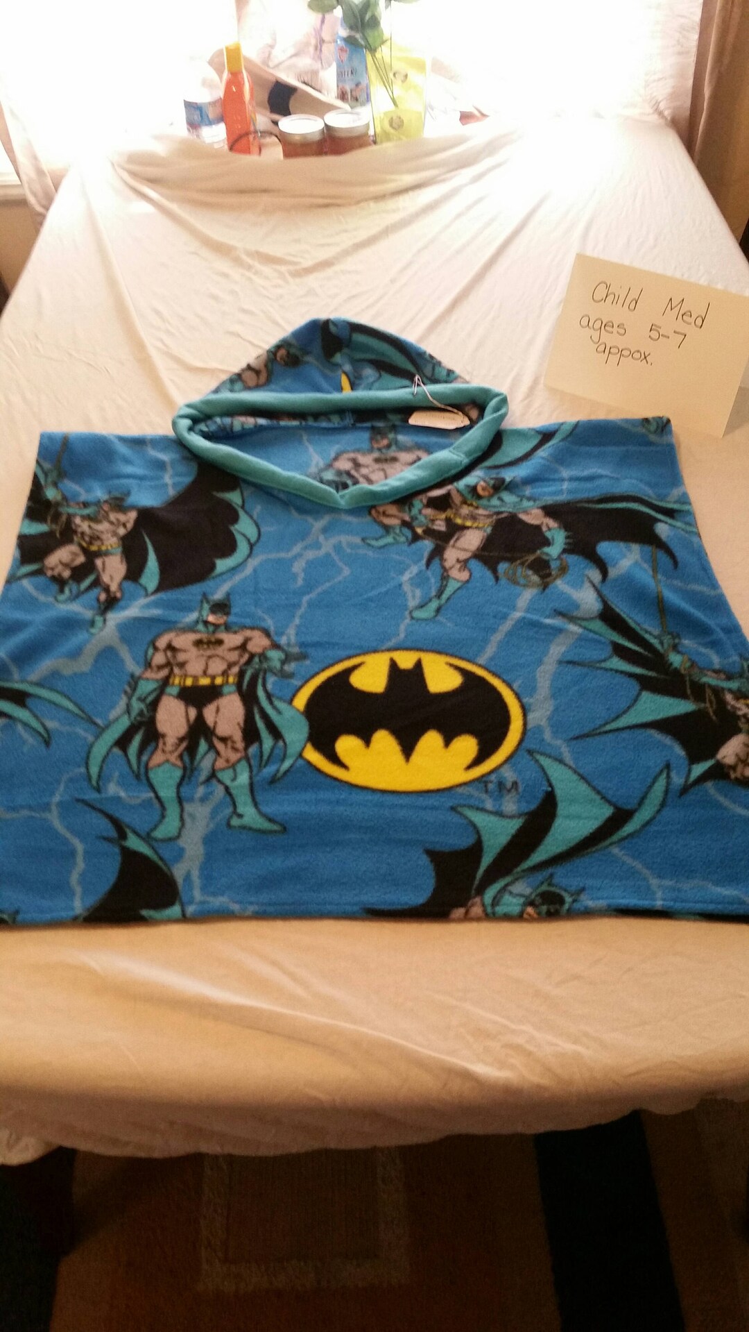 Batman Polarfleece Poncho - Etsy