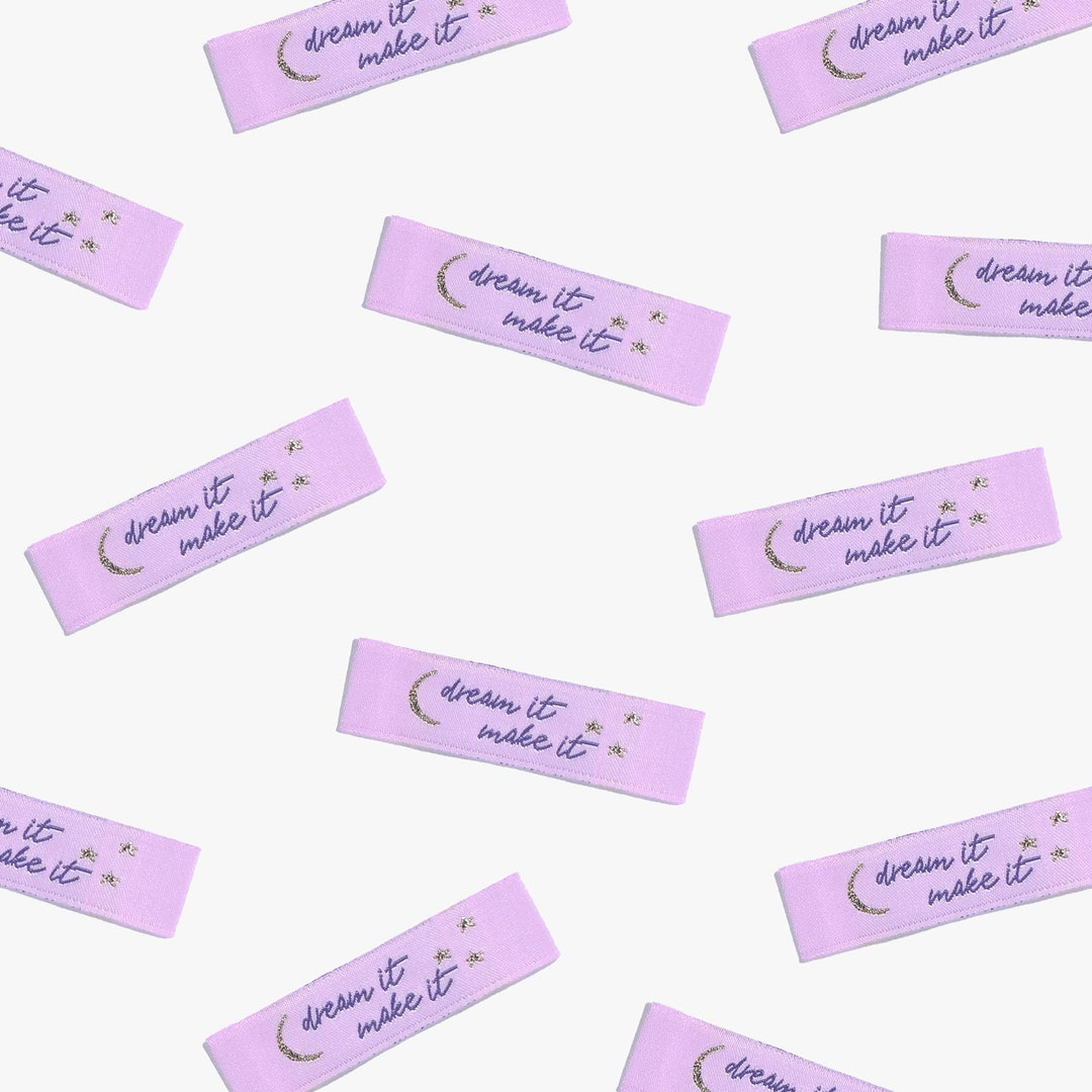 Dream It, Make It 6 Sew-in Labels by Kylie and the Machine KATM - Etsy