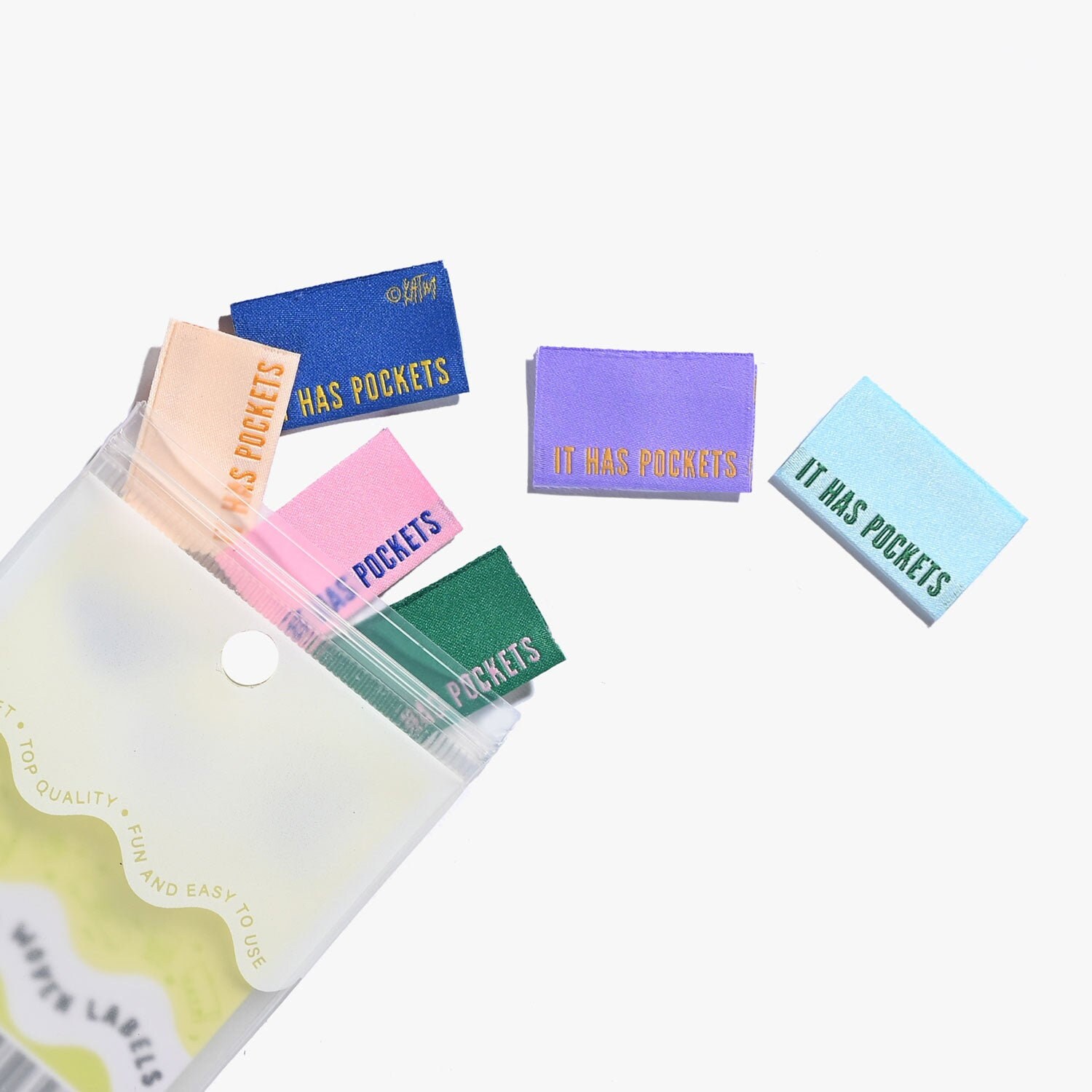 It Has Pockets Multipack 6 Sew-in Labels by Kylie and the Machine KATM ...