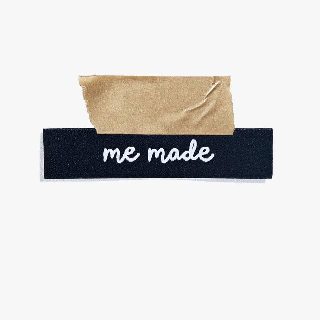 Me Made End Fold Labels | 6 Sew-in Labels - Etsy