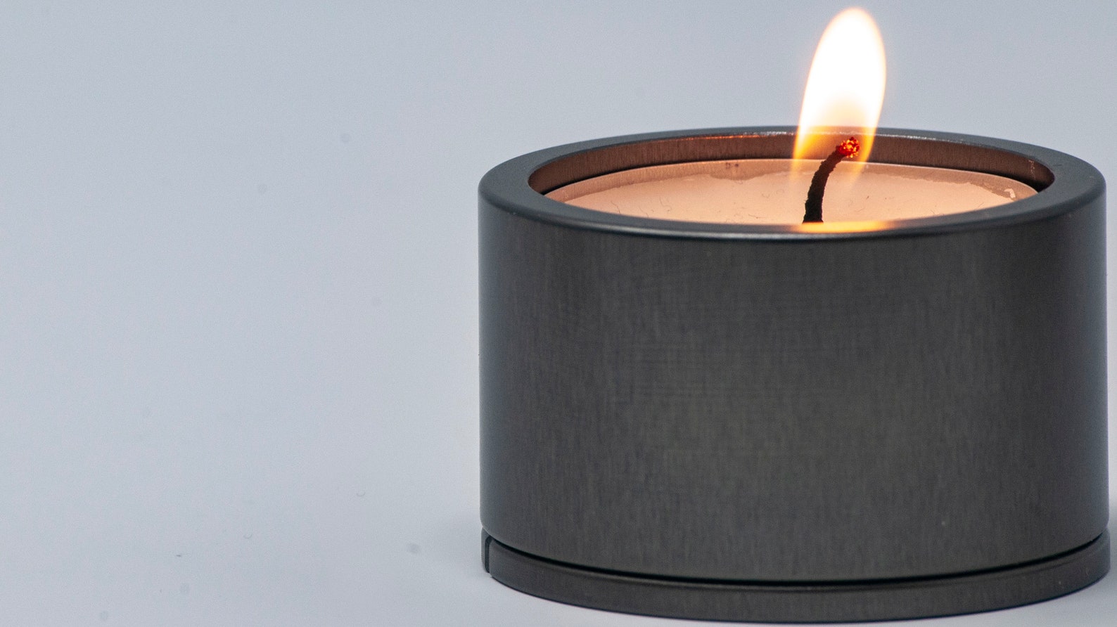 Modern Candle Holder Aluminium Tea Light Holder Titanium - Etsy UK
