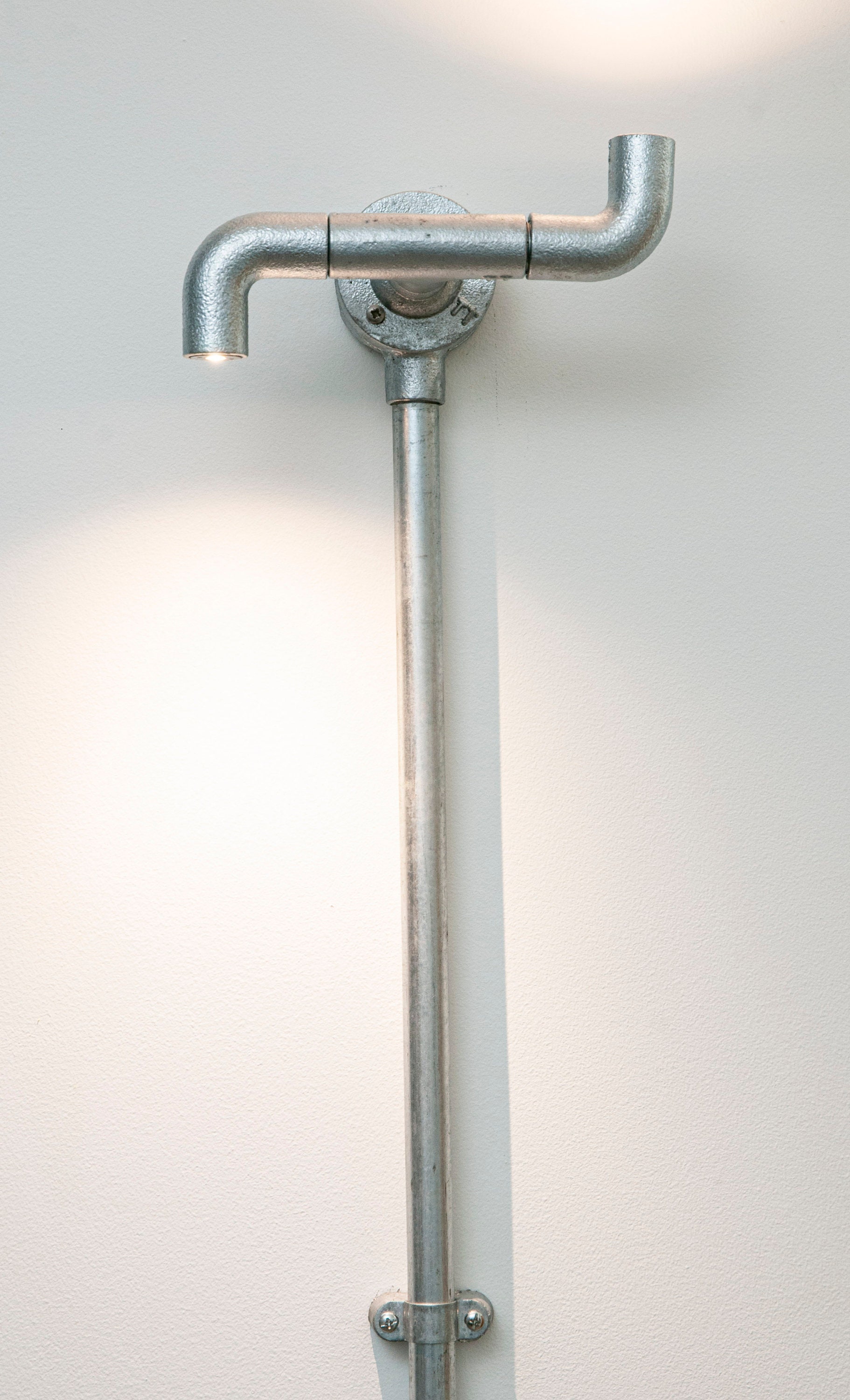 Plug in Wall Sconce Conduit Bi-elbow Industrial Lamp. DIY Lighting ...