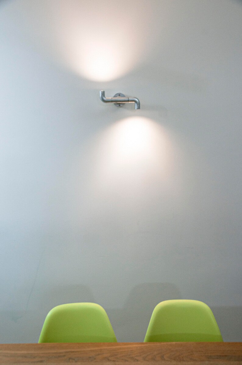 Industrial Wall Light Bi-directional Elbow Sophisticated - Etsy UK