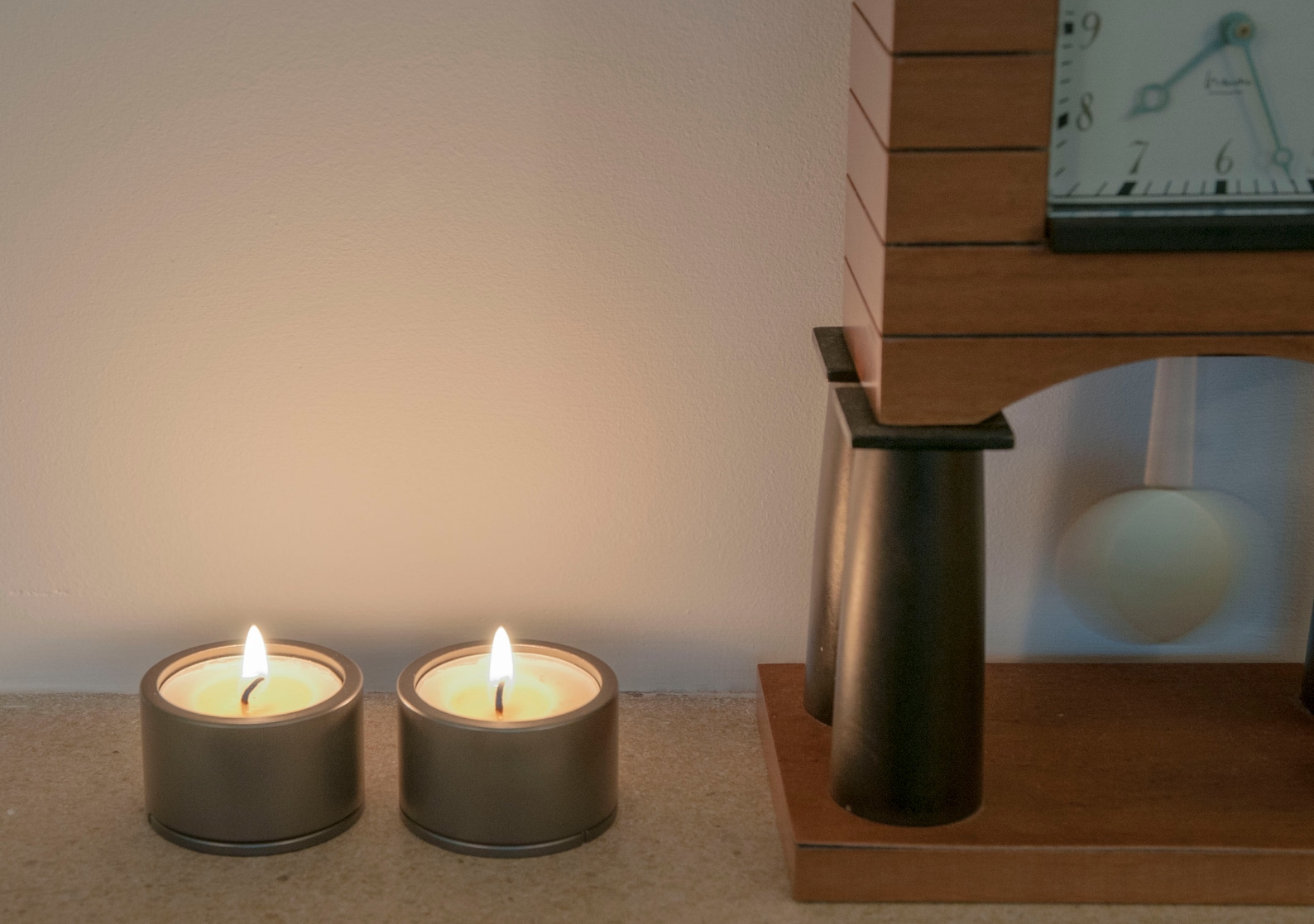 Modern Candle Holder Aluminium Tea Light Holder Titanium - Etsy UK