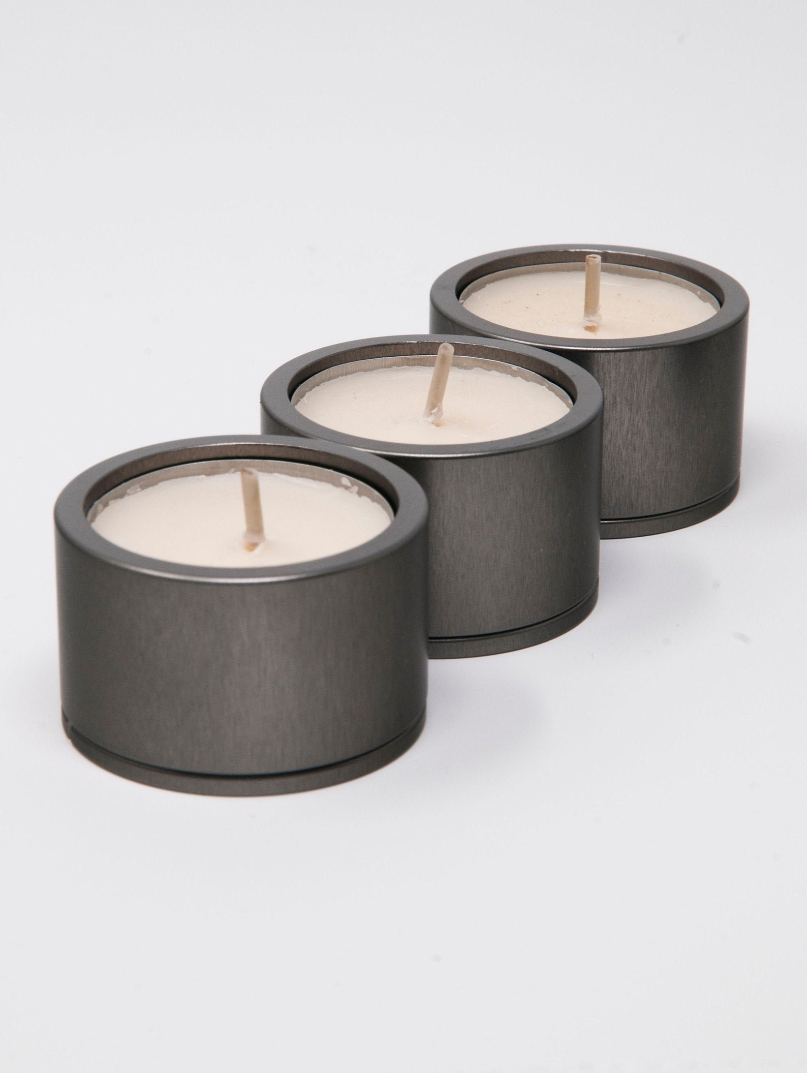 Modern Candle Holder Aluminium Tea Light Holder Titanium - Etsy UK