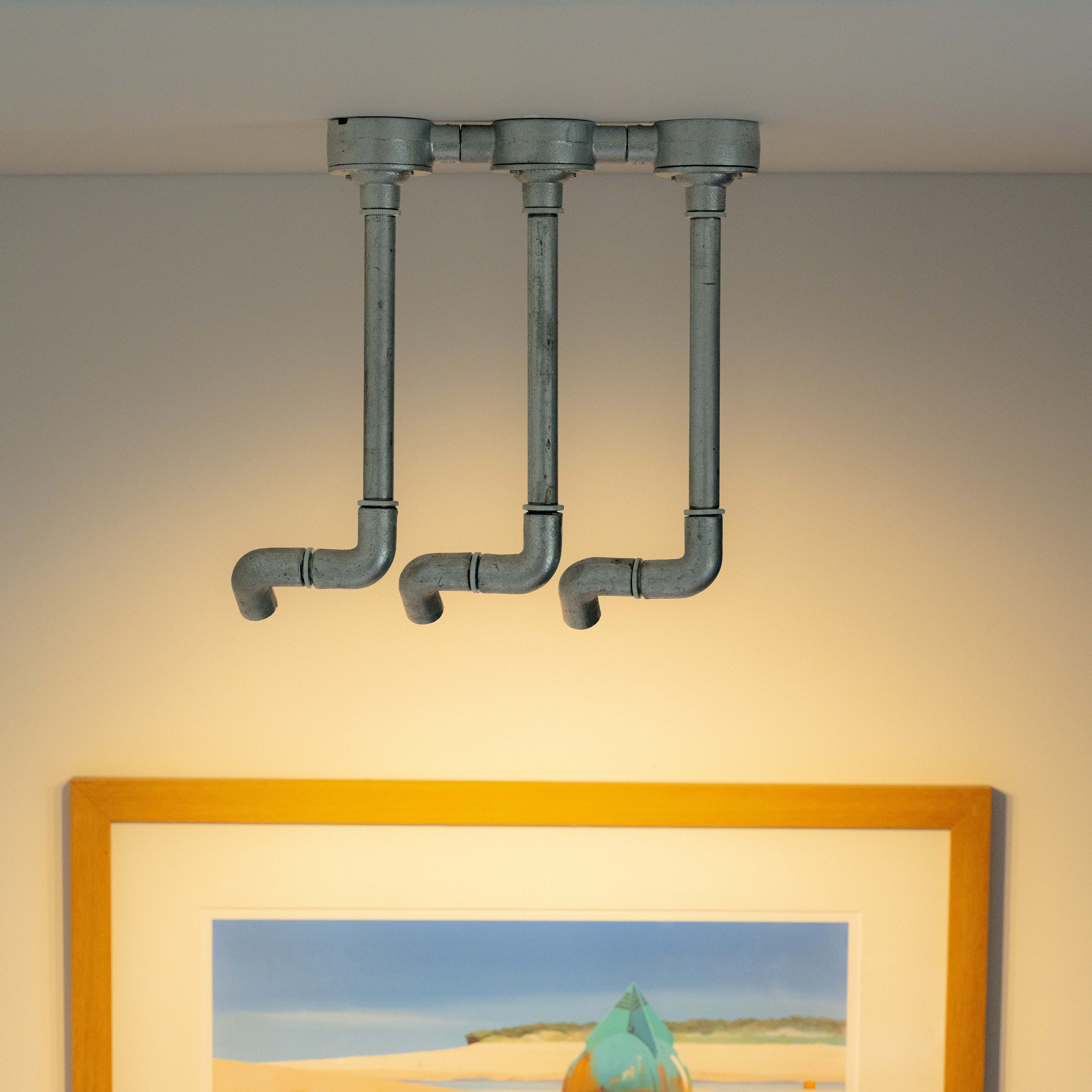 Industrial Spotlight 3 Way Conduit Spots. Adjustable Lights for ...