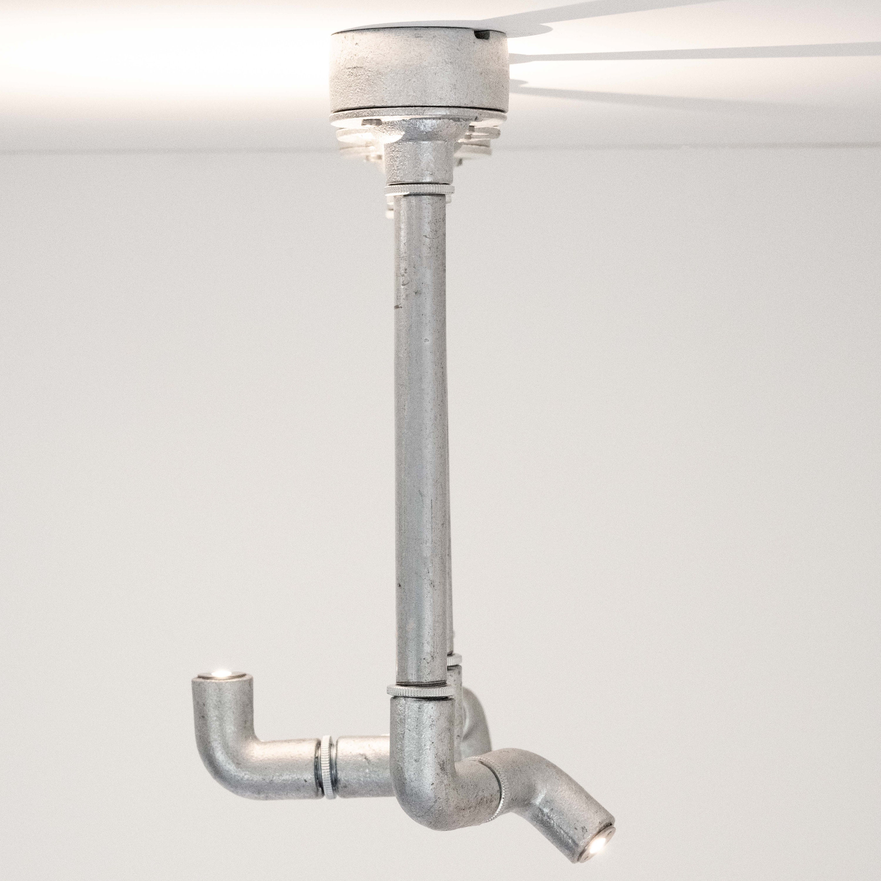 Industrial Spotlight 3 Way Conduit Spots. Adjustable Lights for ...