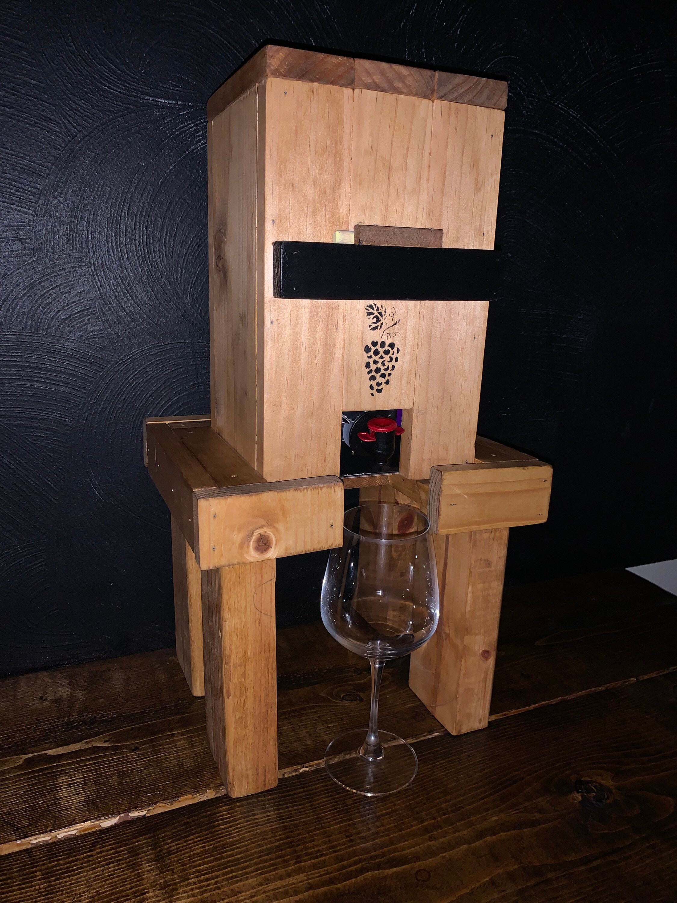 Box Wine Cover With Stand - Etsy