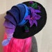 Witch Hat Wizard Hat, Wool Flower Hat Halloween Costume, Spring Hat ...
