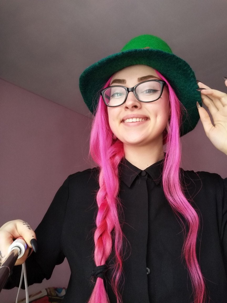 Leprechaun Hat,wizard Hat, Fantasy Hat. Cosplay Hat.festival Green Hat ...