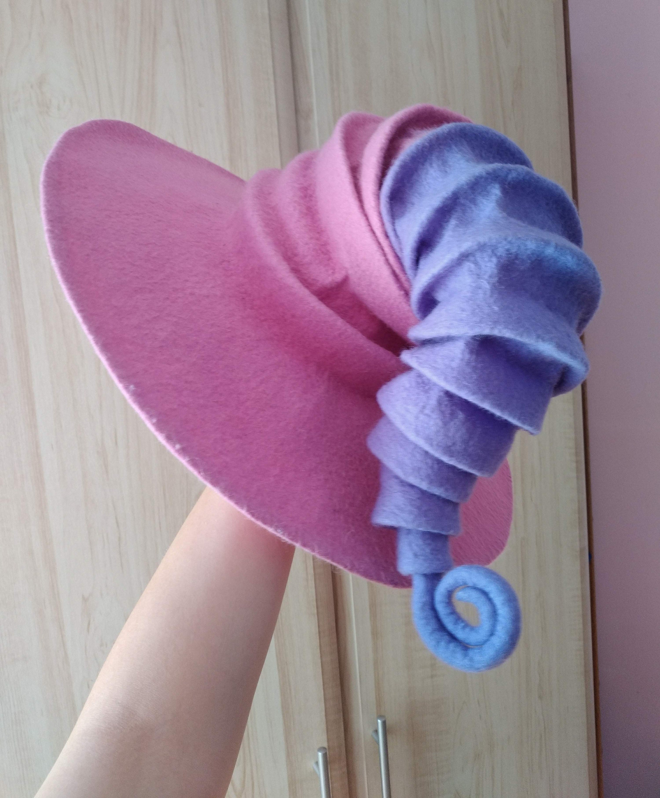 Witch Hat Wizard Hat,felt Hat Pink,felted Hat From Wool Halloween ...
