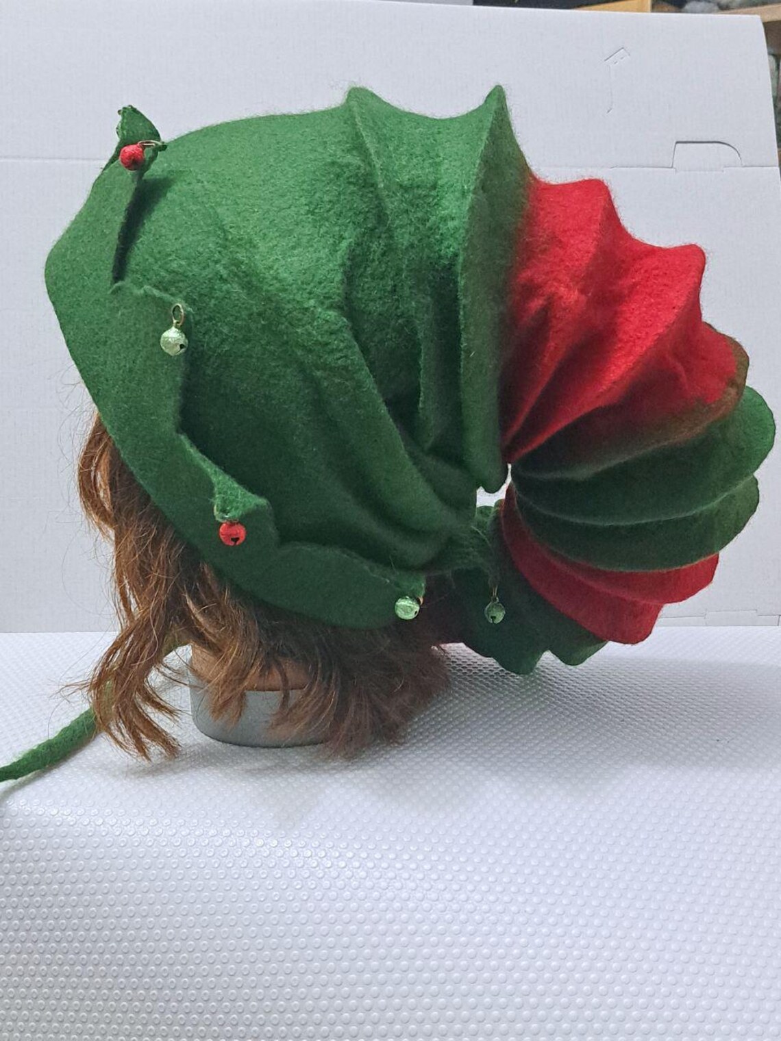Elf Hat, Felt Hat, Christmas Decorations. Christmas Elf Hat, Wool Elf ...