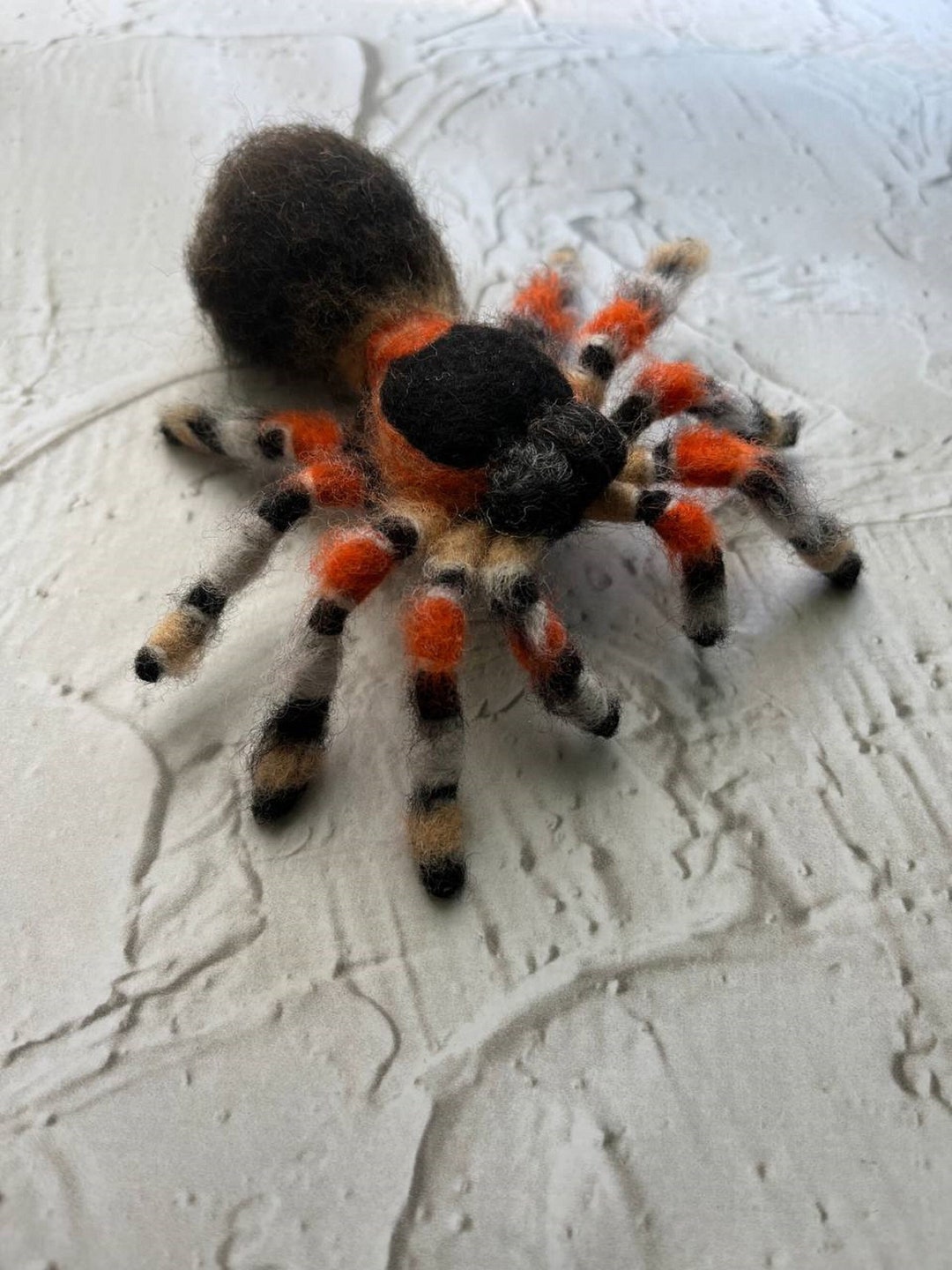 Felted Spider Brooch, Needle Felted Pin, Spider Brooch, Needle Felt ...