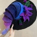 Witch Hat Wizard Hat, Wool Flower Hat Halloween Costume, Spring Hat ...