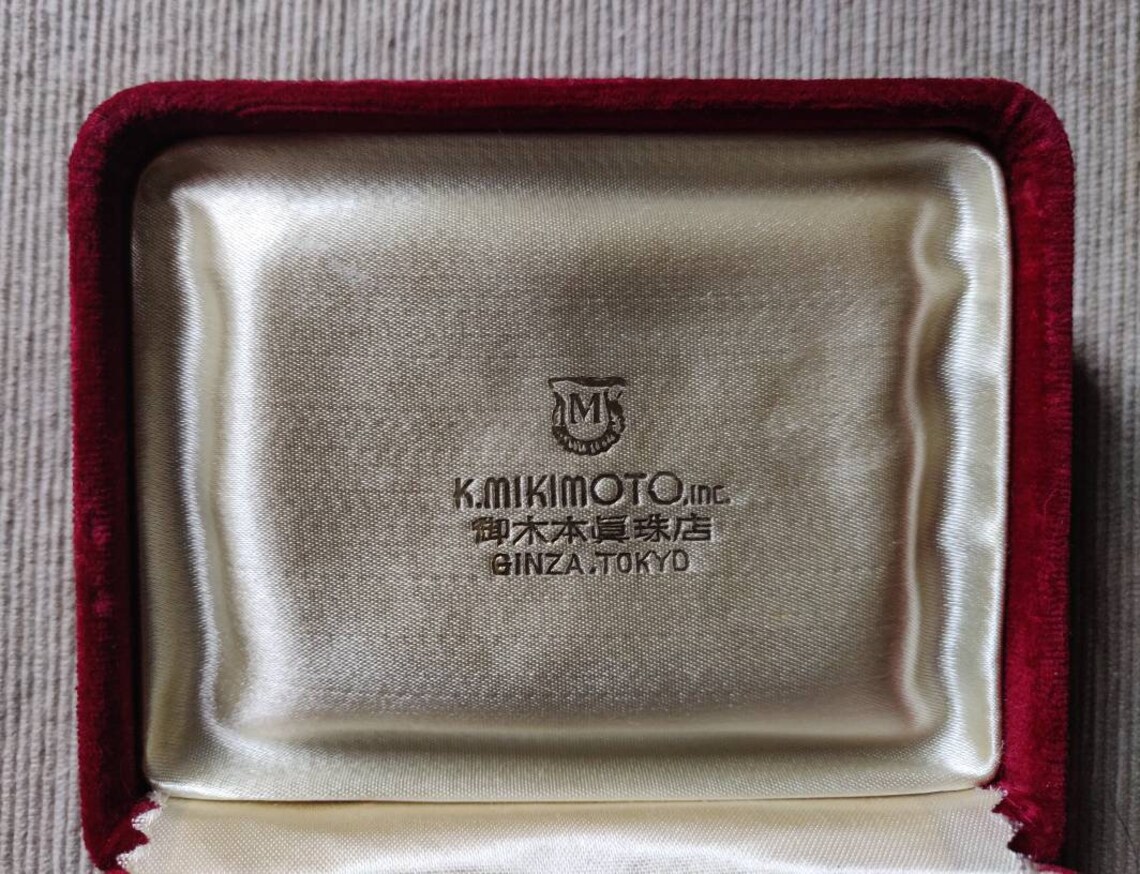 K. MIKIMOTO Scatola/box Vintage Japan - Etsy UK