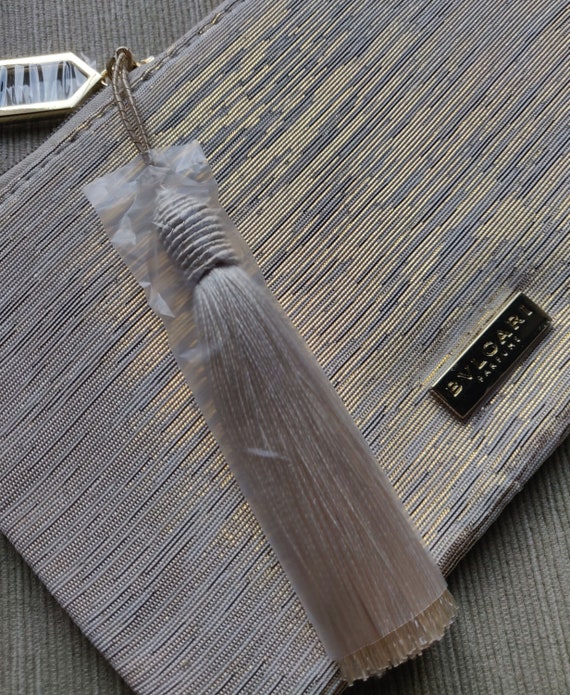 Bulgari Clutch/Trousse in golden fabric - Gem