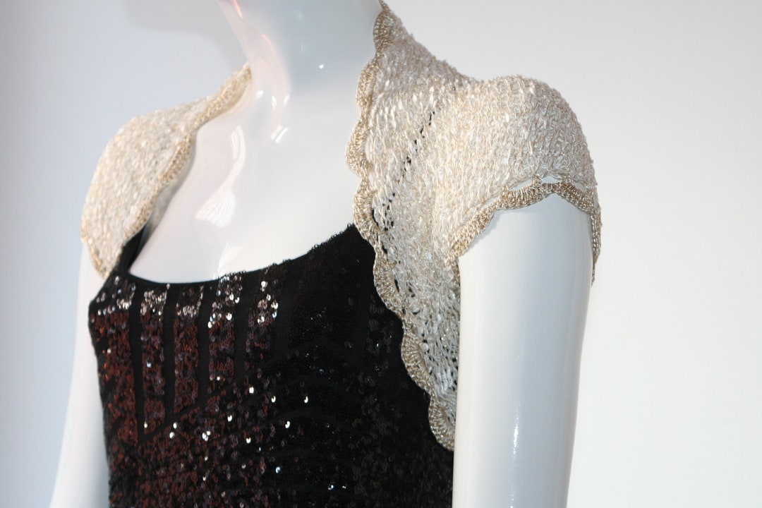 Handmade Lace Wedding Bolero: Bridal Shoulders Cover-up - Etsy