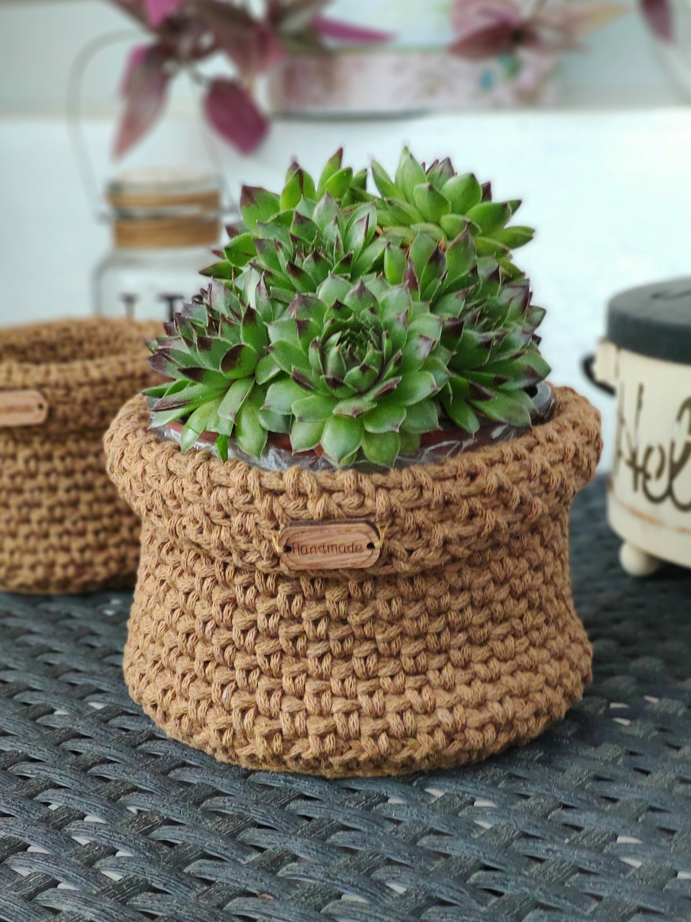 CROCHET PATTERN Planter for Flowers - Pdf Digital Download. Pattern ...