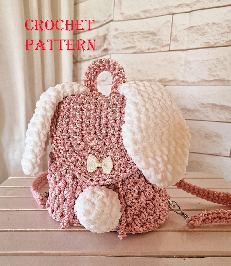 Crochet Backpack PATTERN. Crochetr Bag - Pdf Digital Download. Pattern ...