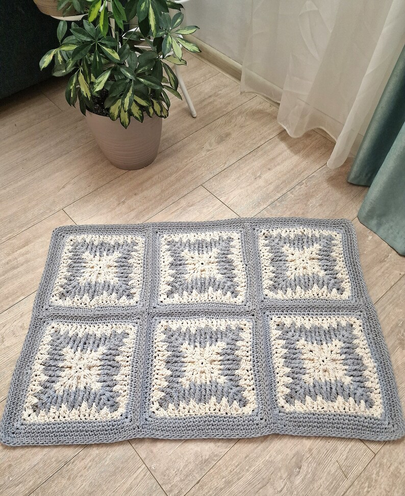 CROCHET Carpet PATTERN. Crochet Pattern Rectangular Carpet - Etsy