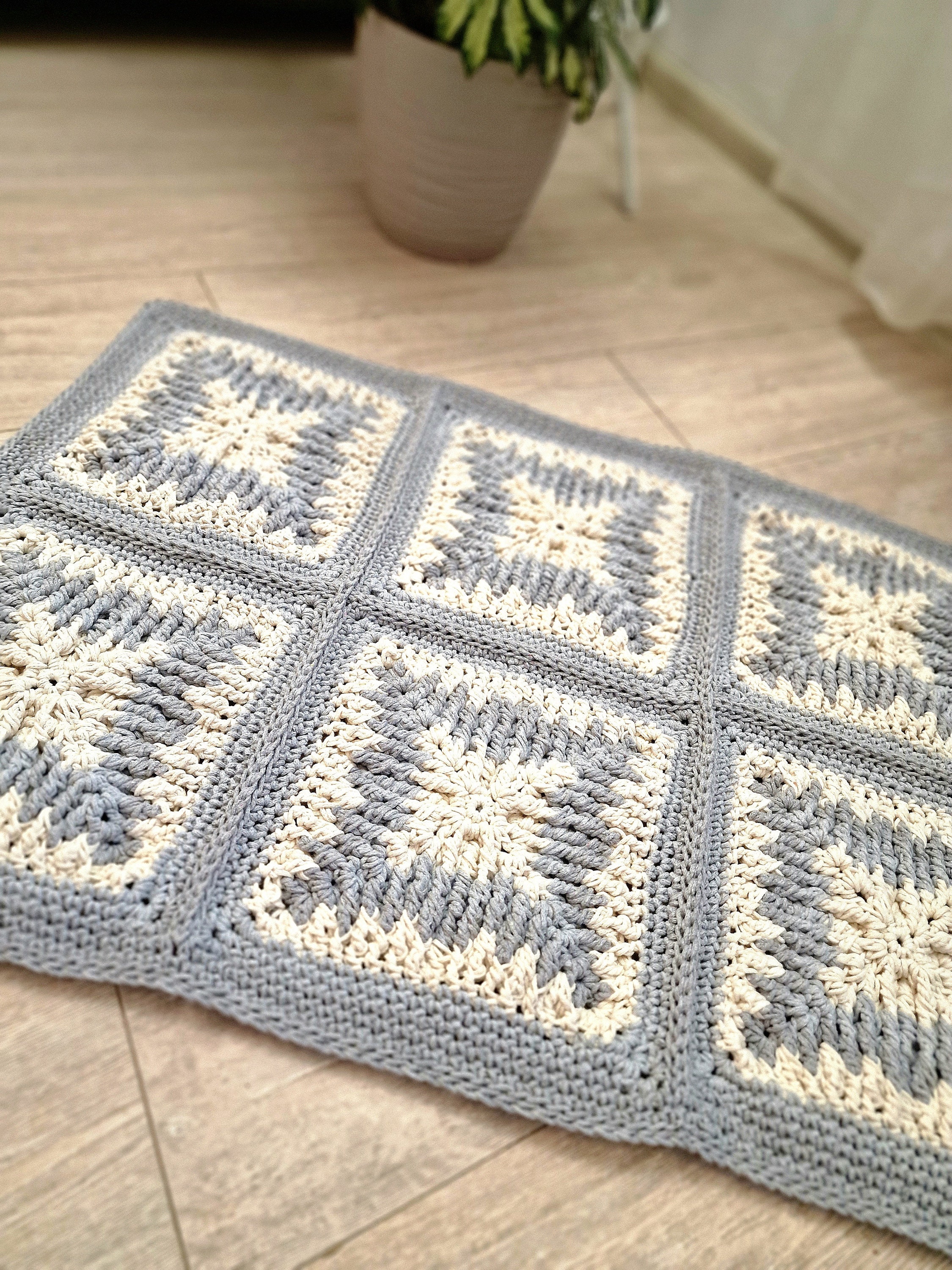 CROCHET Carpet PATTERN. Crochet Pattern Rectangular Carpet - Etsy