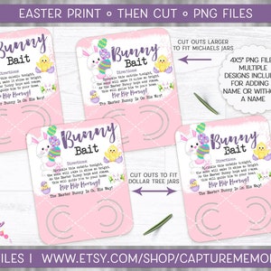 Bunny Bait Card PNG, Printable Easter Bunny Bait Card, Bunny Food ...