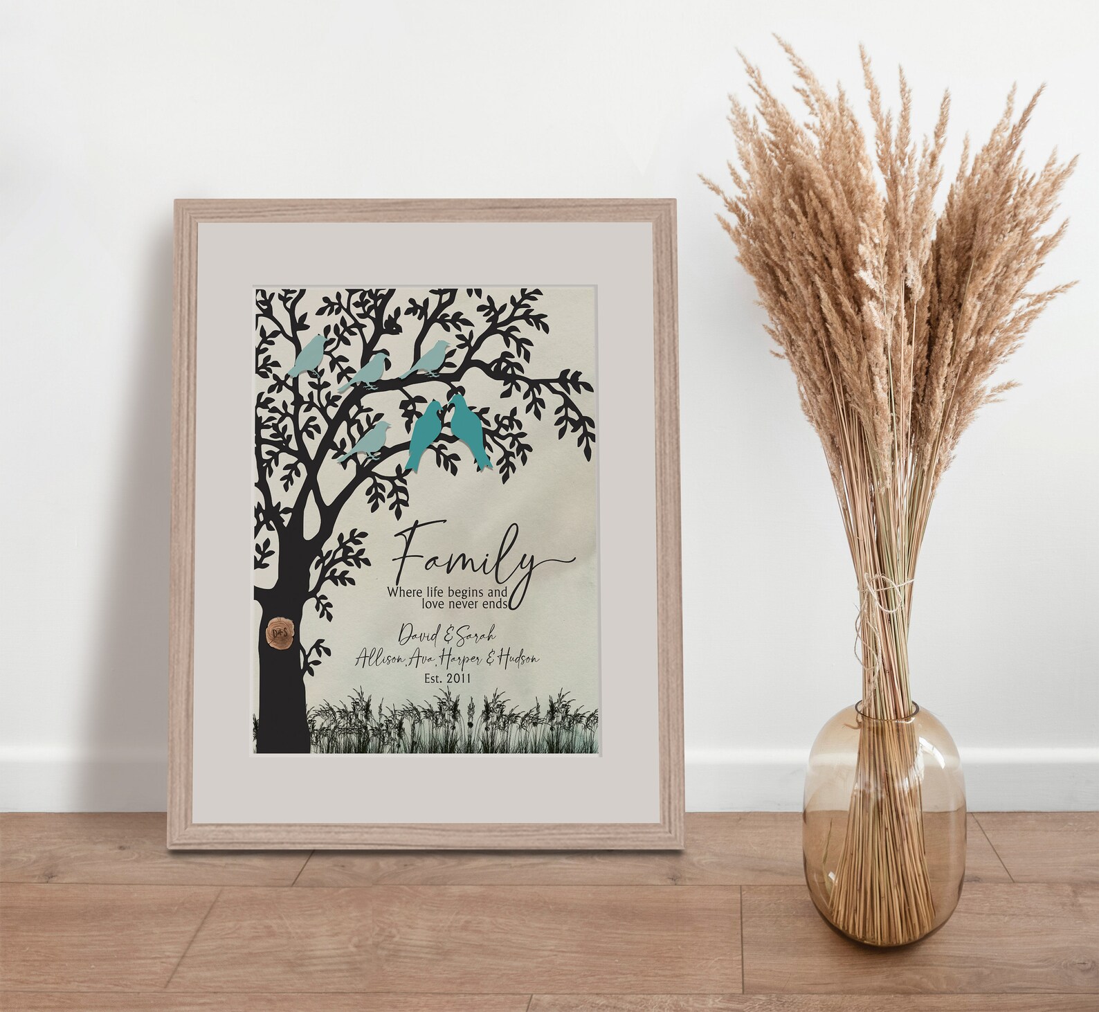 Personalized Family Tree Print Personalized DIGITAL FILE - Etsy