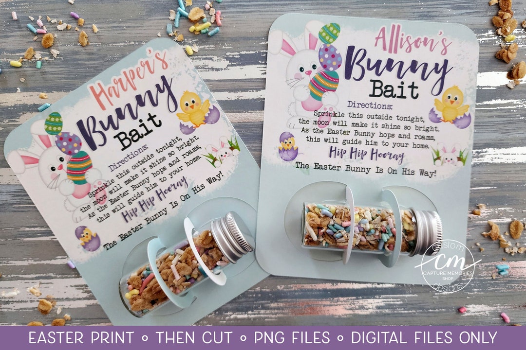 Bunny Bait Card PNG, Printable Easter Bunny Bait Card, Bunny Food ...