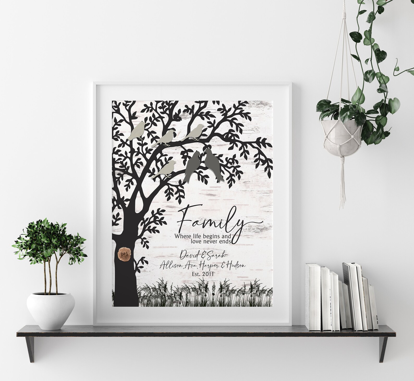 Personalized Family Tree Print Personalized DIGITAL FILE - Etsy