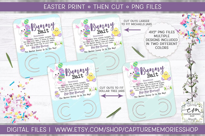 Bunny Bait Card PNG Printable Easter Bunny Bait Card Bunny - Etsy