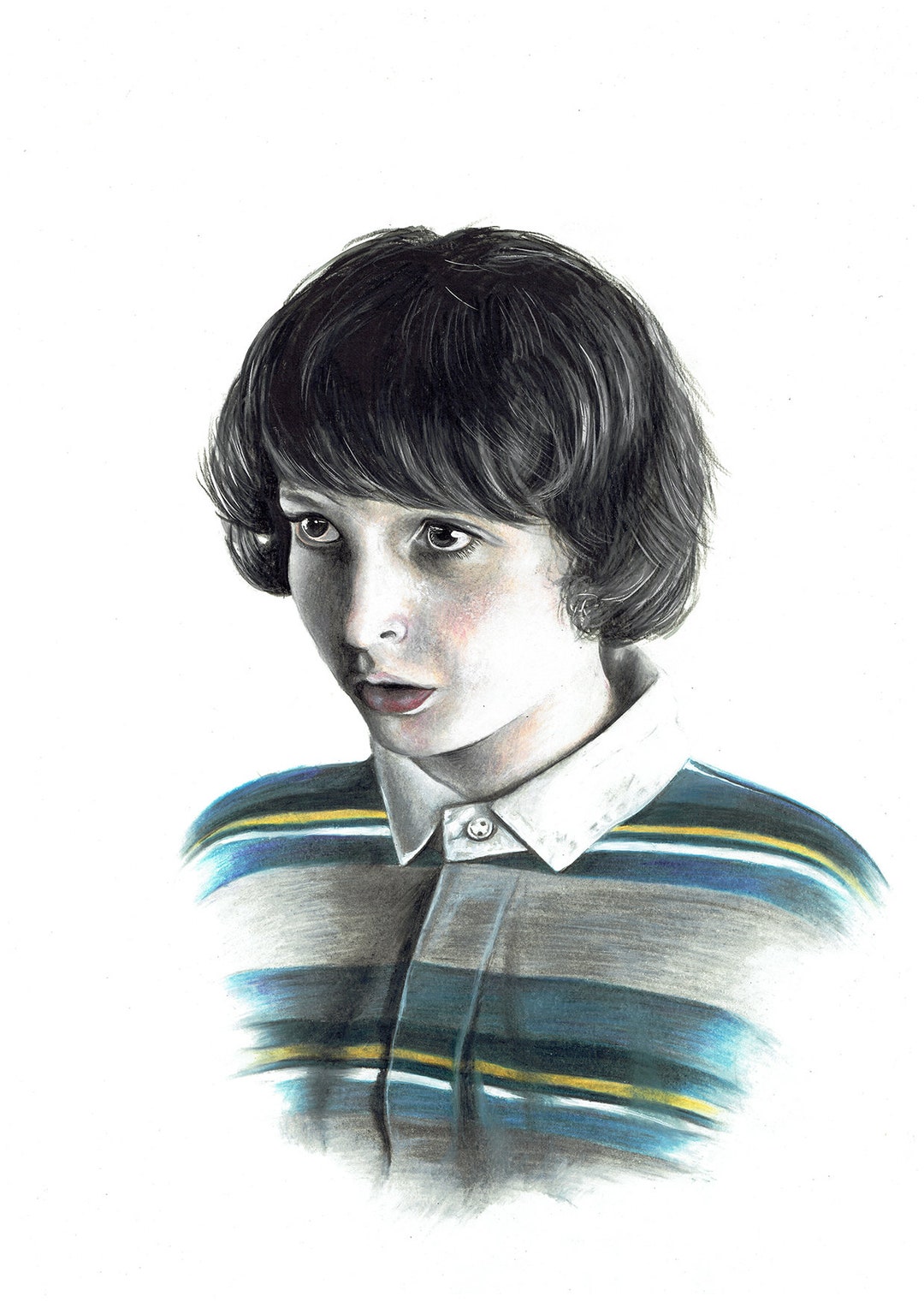 Mike Wheeler Stranger Things Art Print Poster Minimalist - Etsy