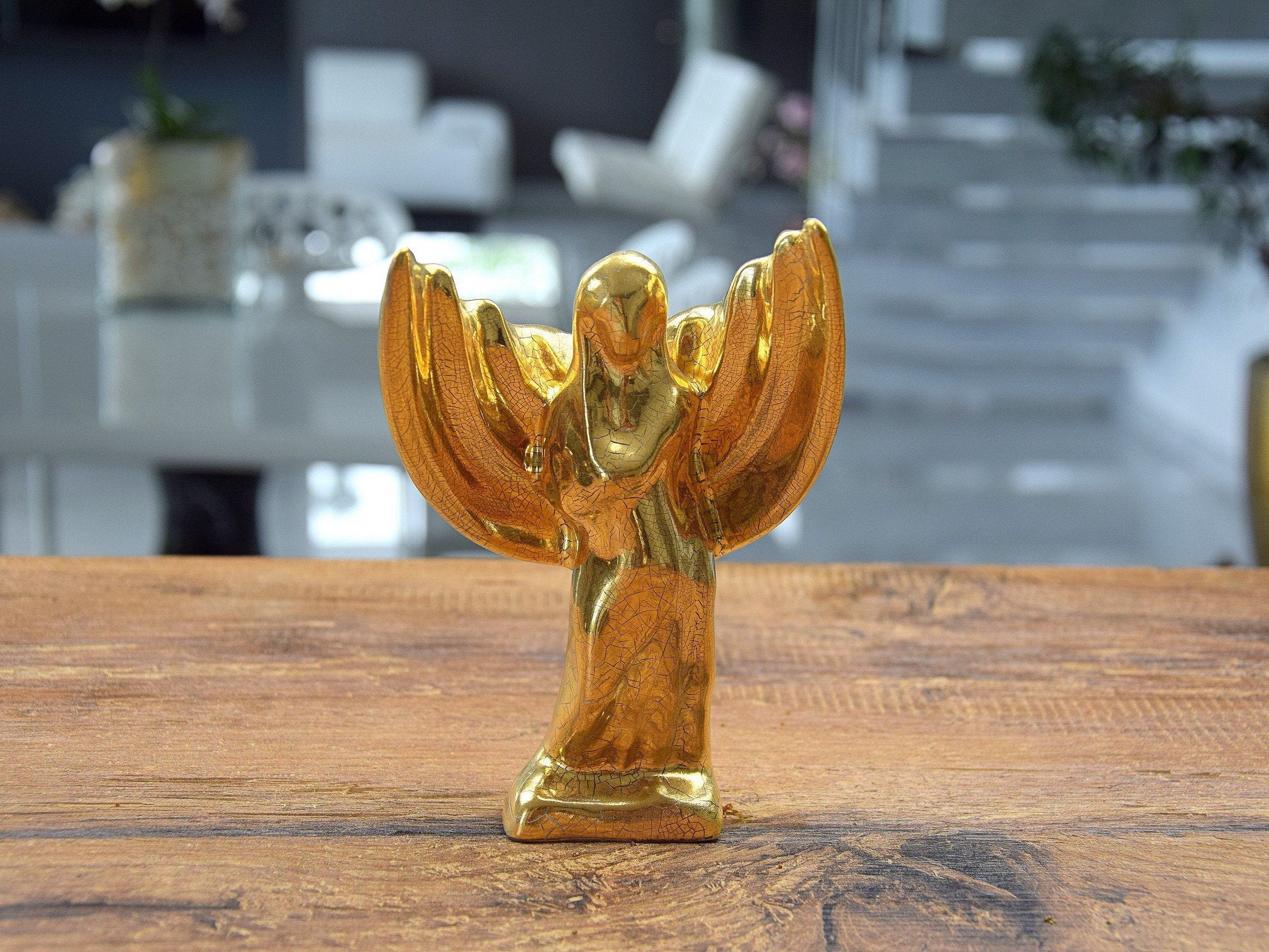 Guardian Angel, Family Altar, Home Protection Angel, Angel Sculpture ...
