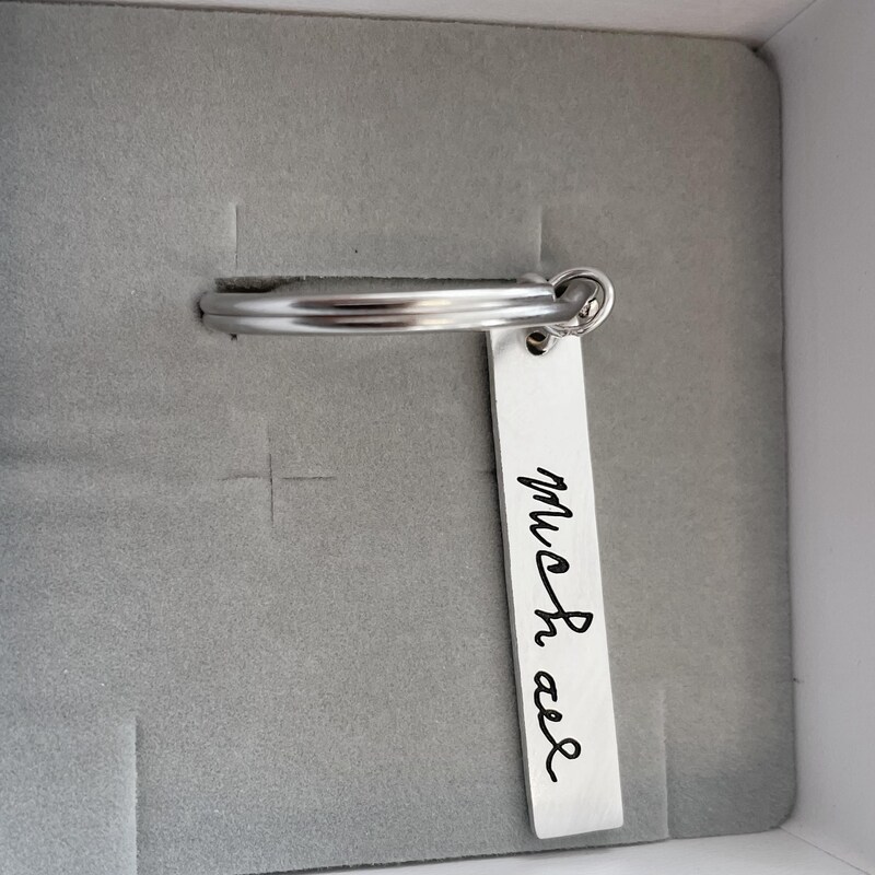 Handprint Keychain - Etsy