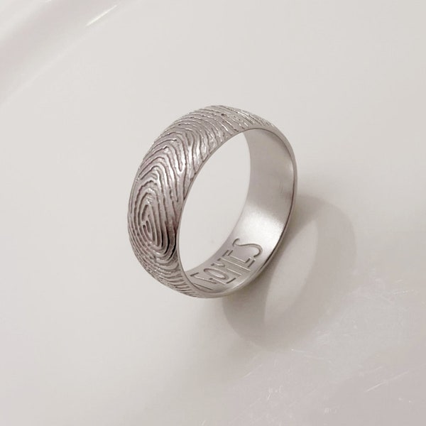 Fingerprint Ring - Etsy