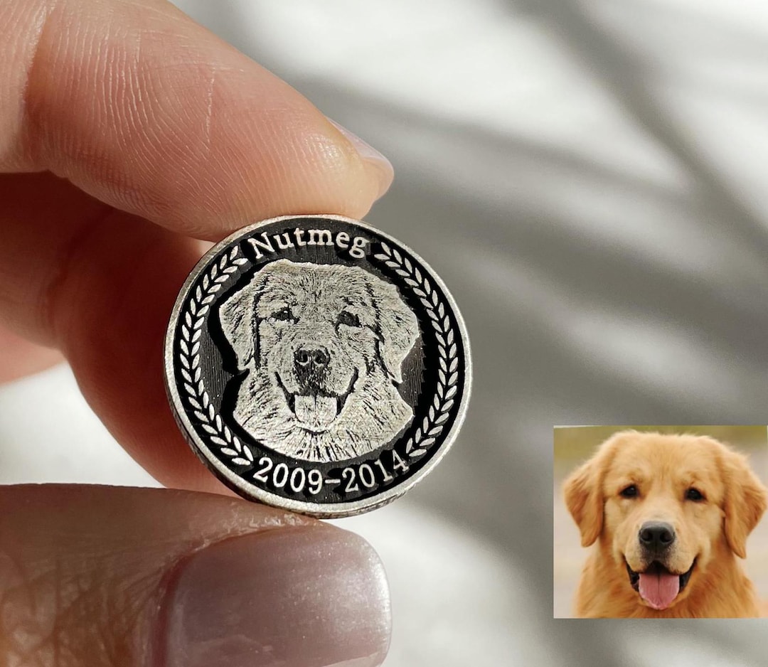Coin Jewelry/custom Coin/custom Photo Coin/custom Engrave Coin/silver ...