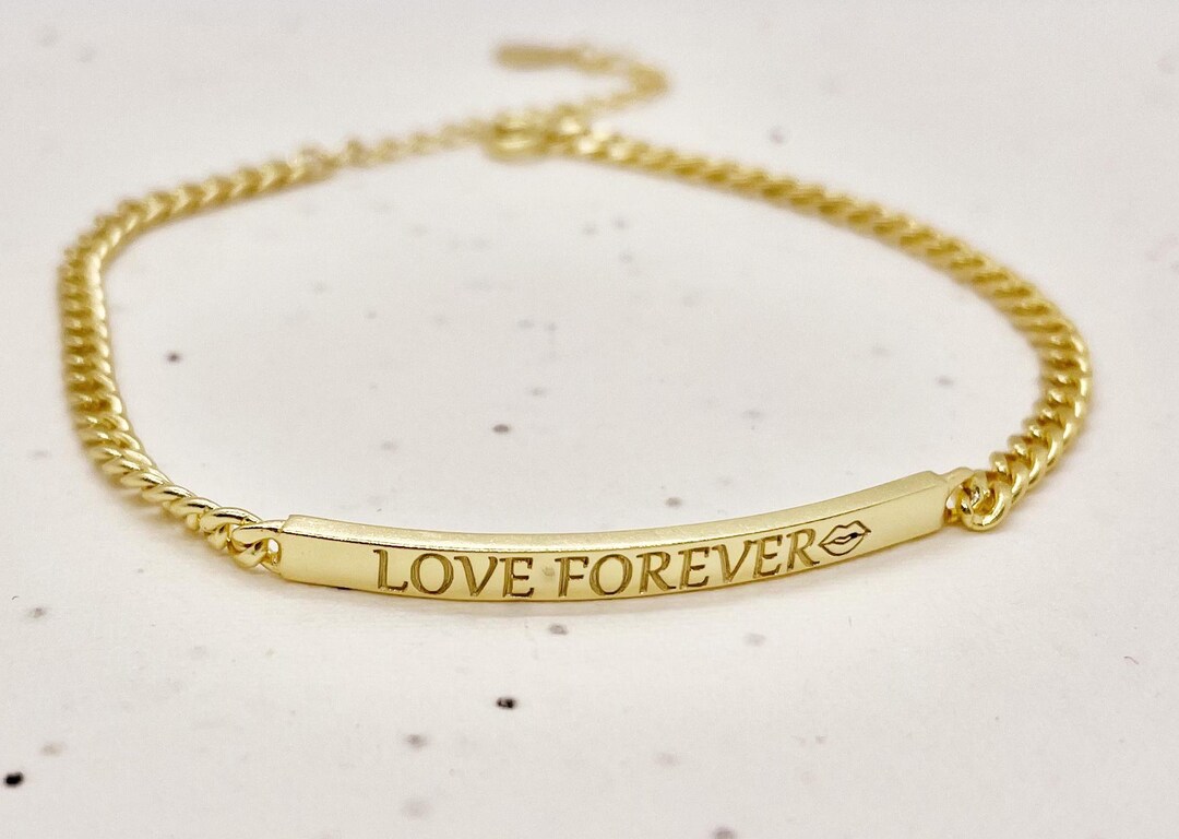 Custom Engrave Handchain/initial Hand Chain/handwriting Hand Chain/pet ...