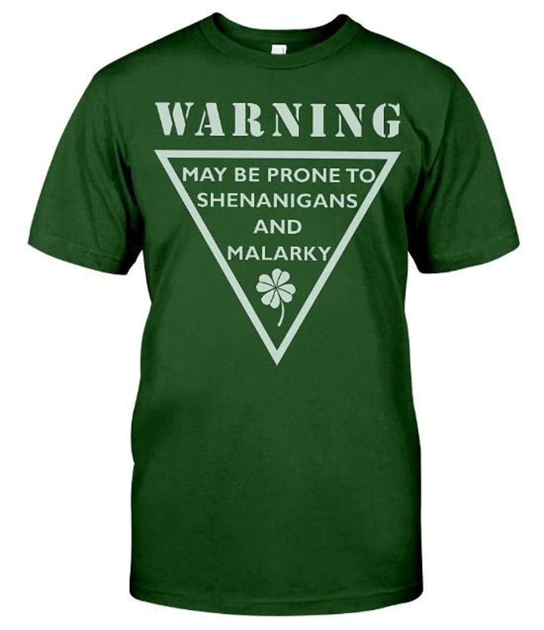 Warning Shenanigans and Malarky Classic T-shirt/hoodie - Etsy