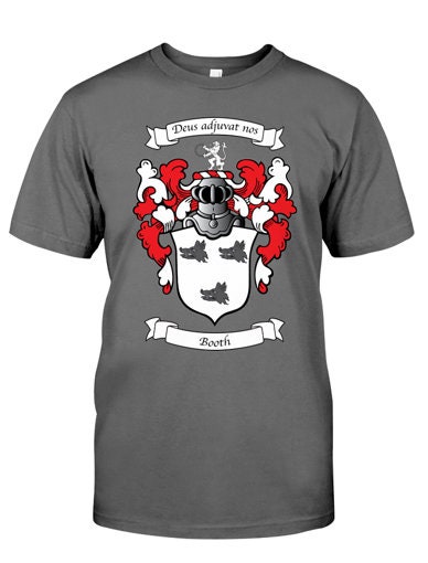 Booth Family Crest Classic T-Shirt/Hoodie | Etsy