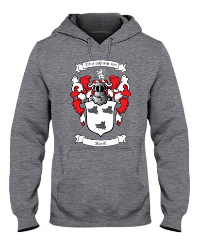 Booth Family Crest Classic T-Shirt/Hoodie | Etsy