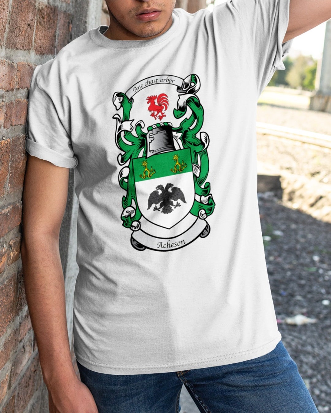 Acheson SCOTTISH Family Crest Classic T-shirt/hoodie - Etsy