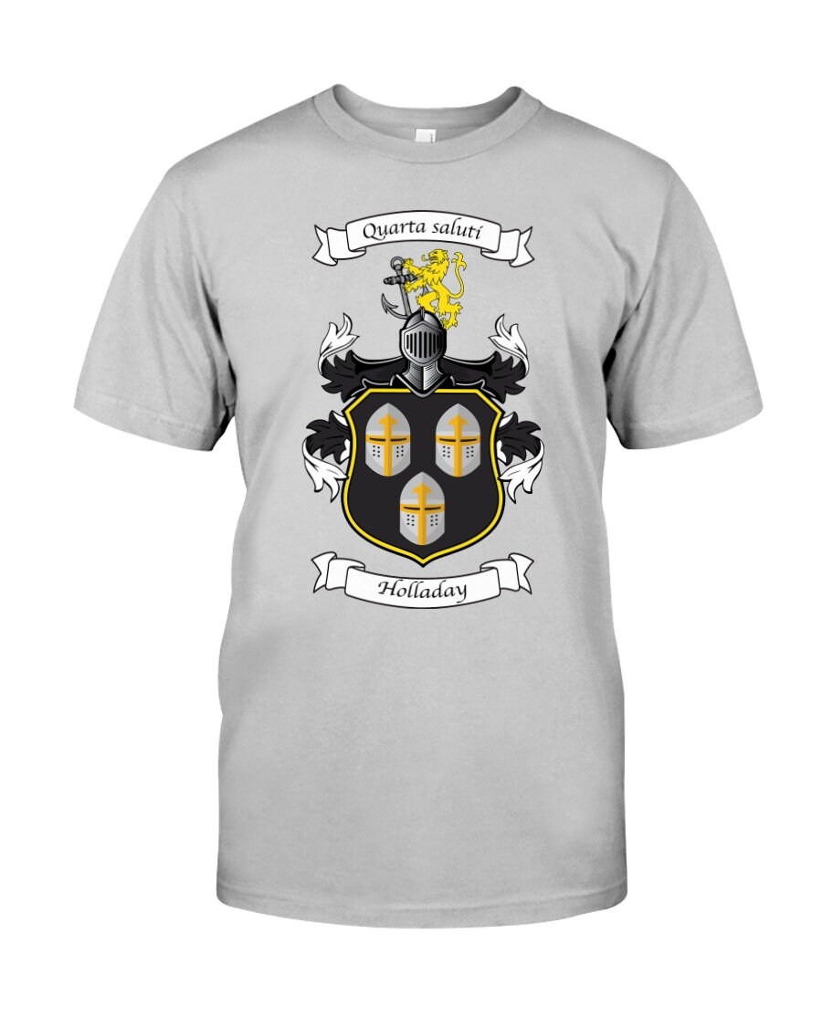 Holladay SCOTTISH Family Crest Tee/hoodie - Etsy UK