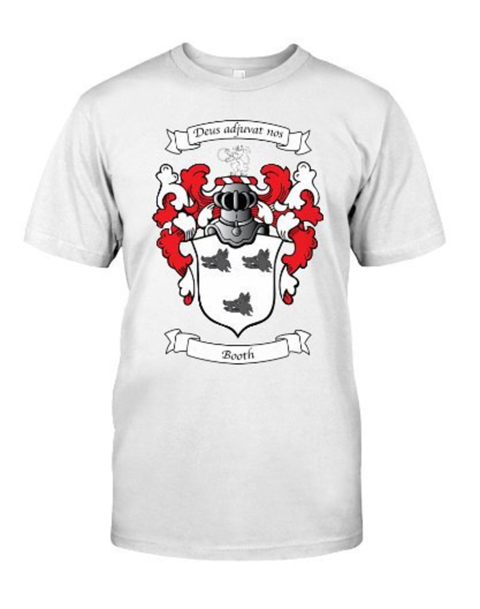 Booth Family Crest Classic T-Shirt/Hoodie | Etsy