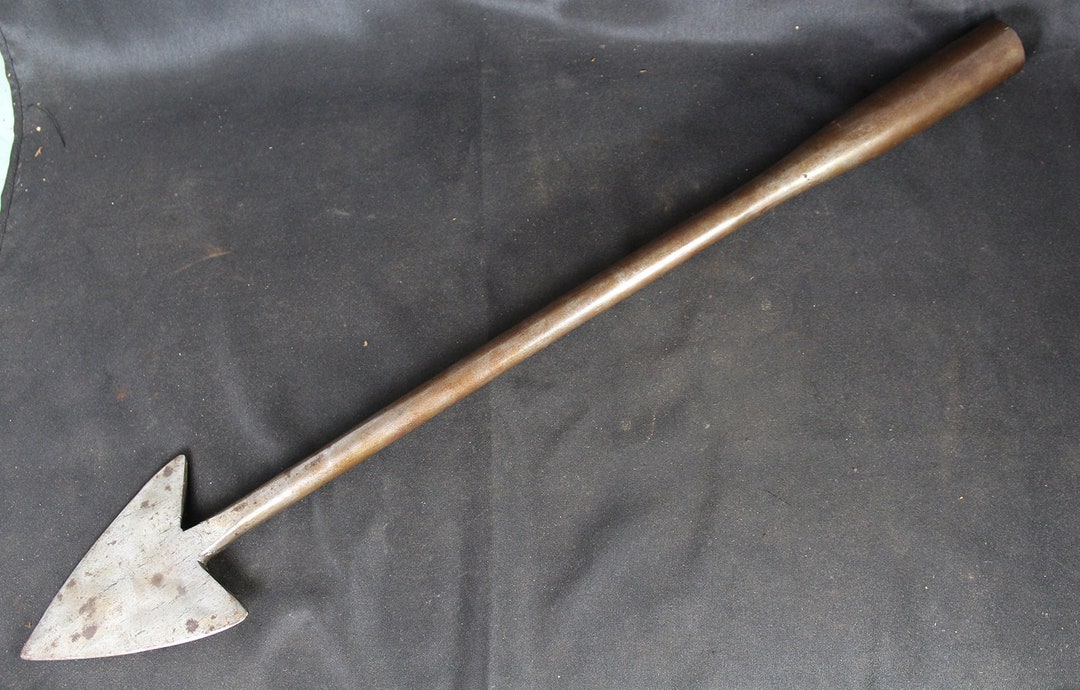 Antique Unusual Mysterious Massive Heavy Socketed Harpoon Spear ...