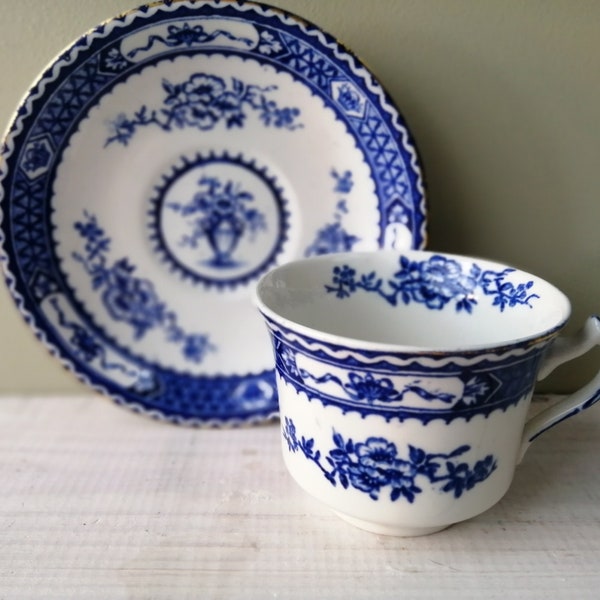 Flow Blue Tea Cup - Etsy