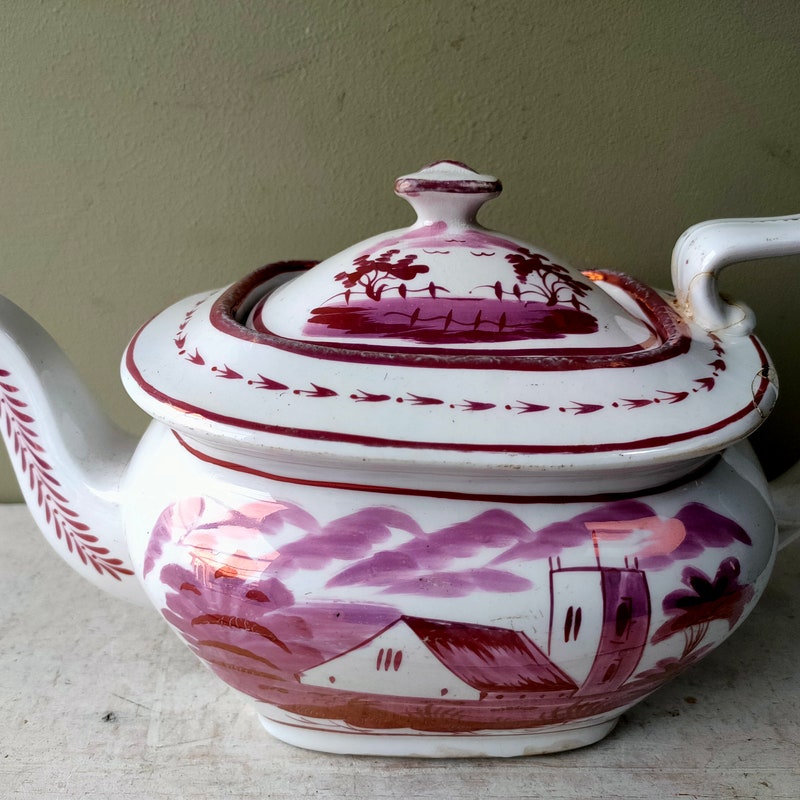 Teapot Hand Painted - Etsy