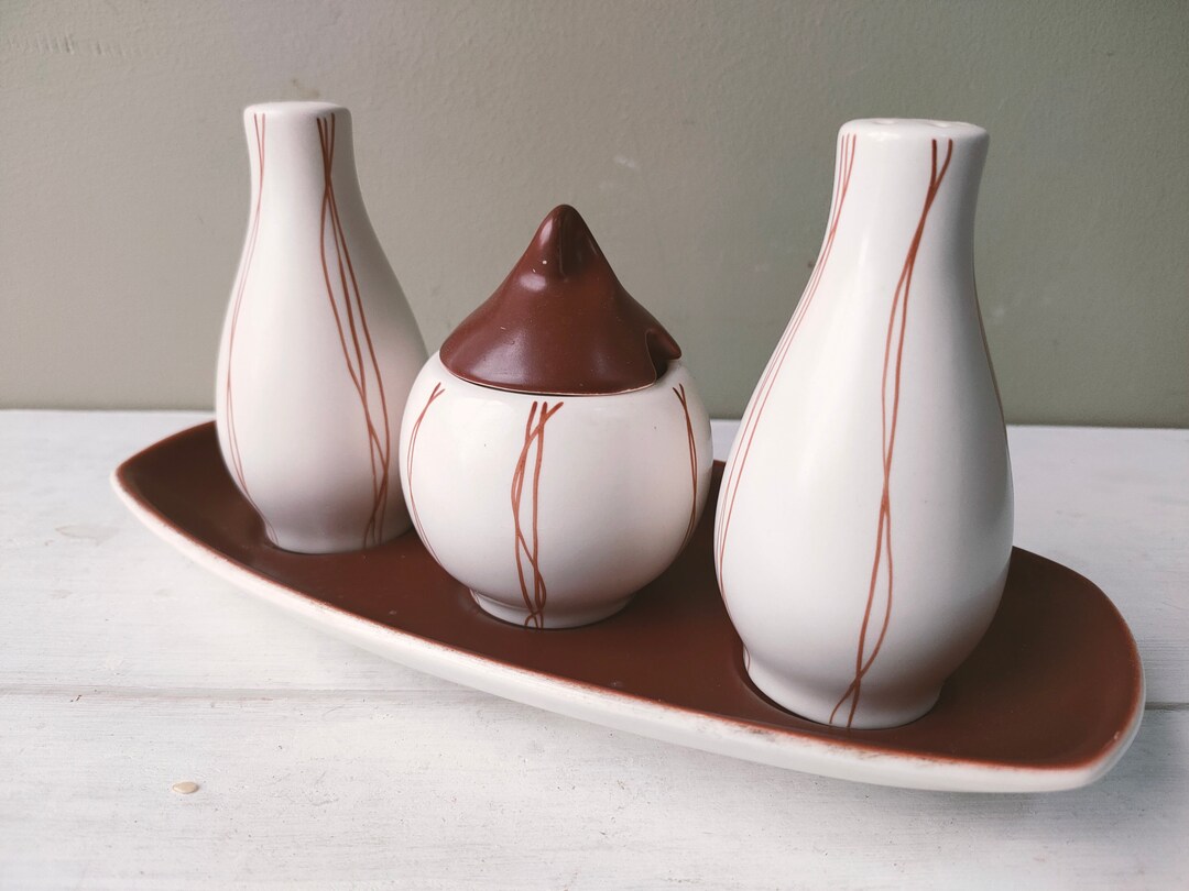 Gorgeous Vintage Carlton Ware Cruet Set. Collectable Modern Mid Century ...