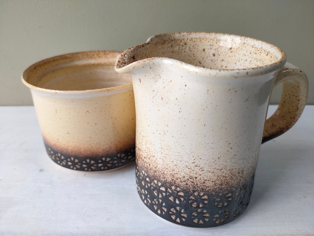 Beautiful and Rare Vintage Iden Pottery, Rye, Sussex Jug/creamer and ...