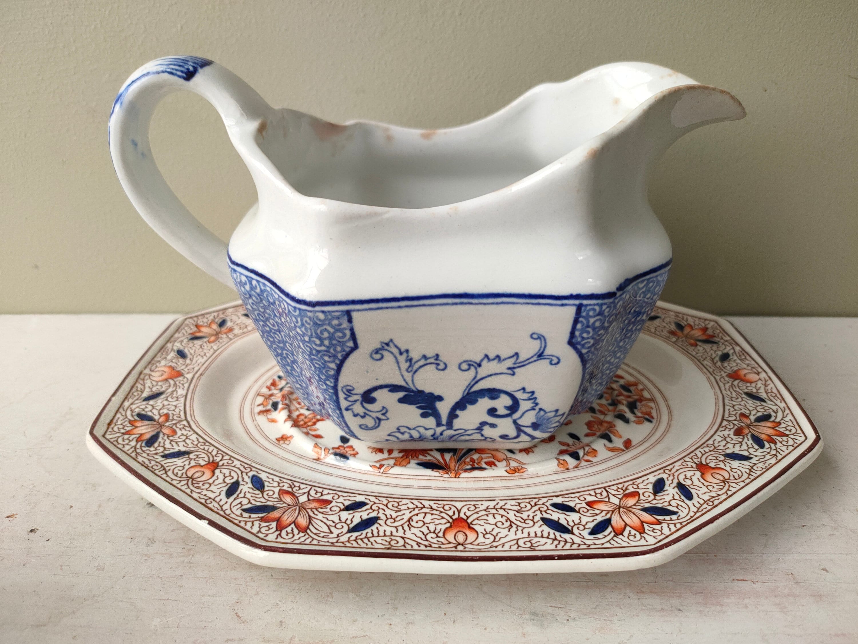 Lovely Ceramic Planter Made From Antique Till & Sons Kang Border ...